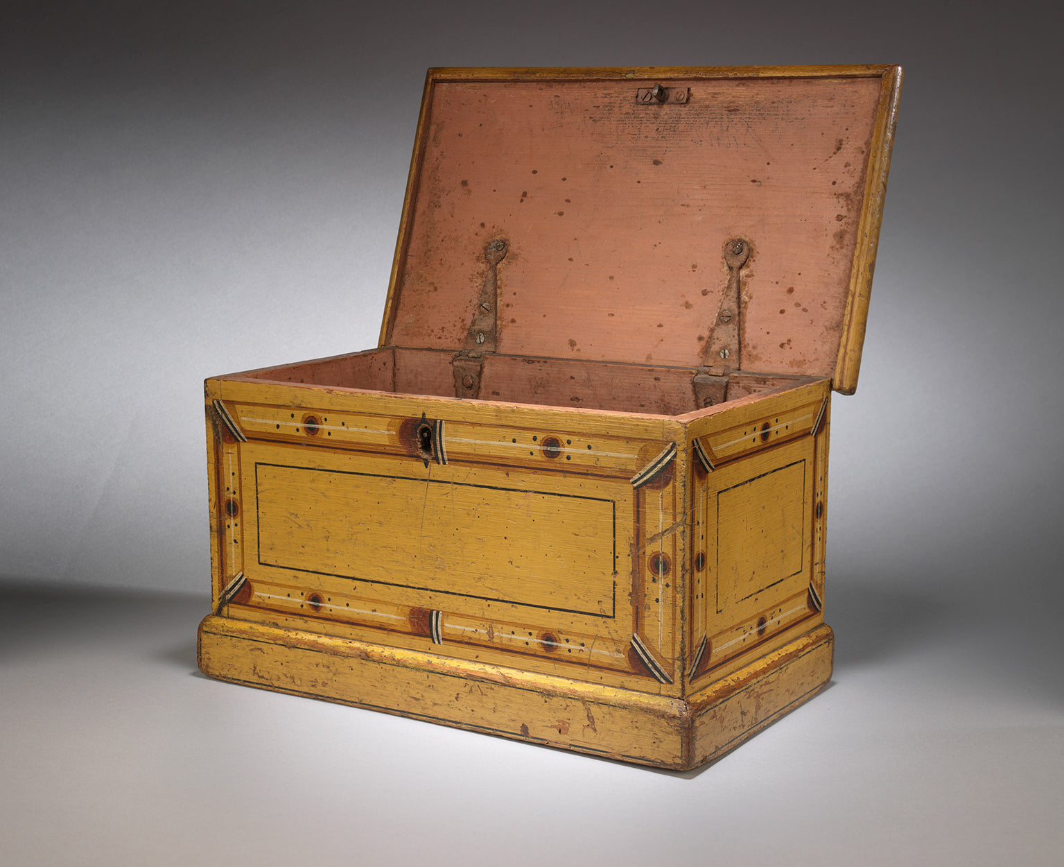 Refined Vernacular Painted Decorated Ditty Box – Robert Young Antiques