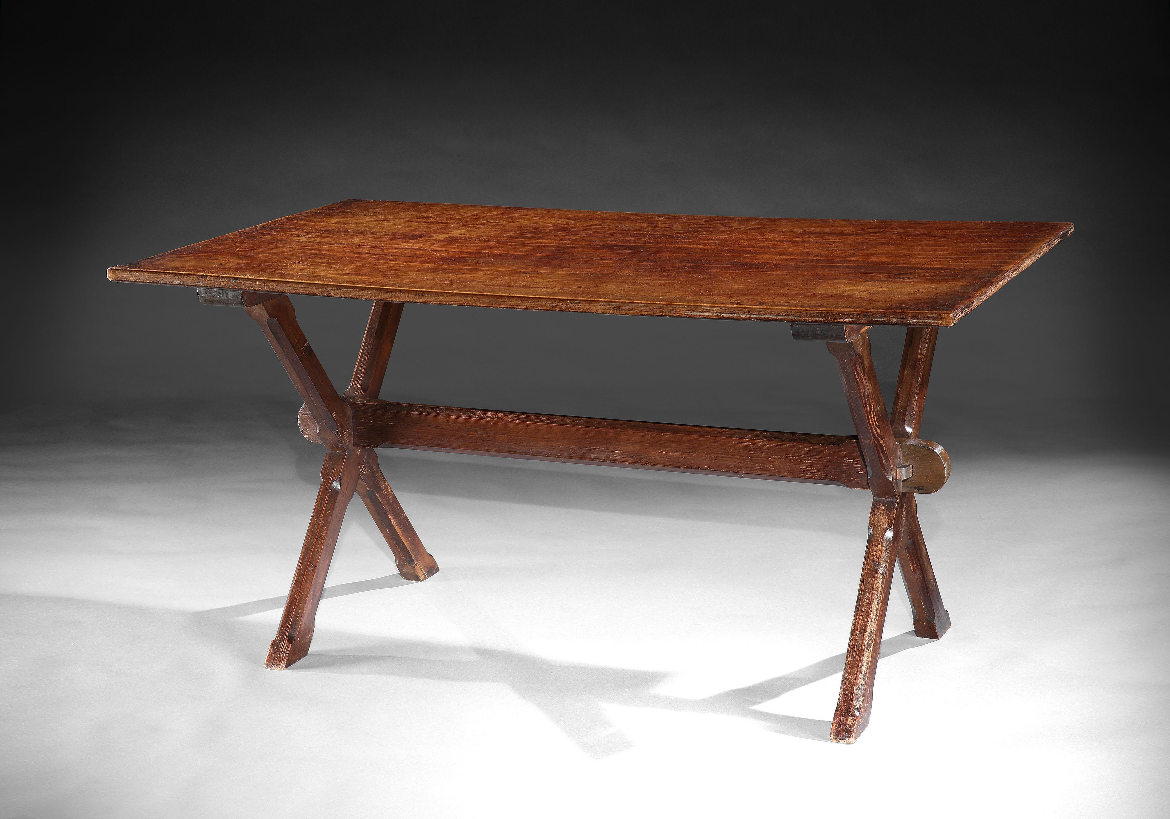 Traditional "X" Frame Tavern Table – Robert Young Antiques