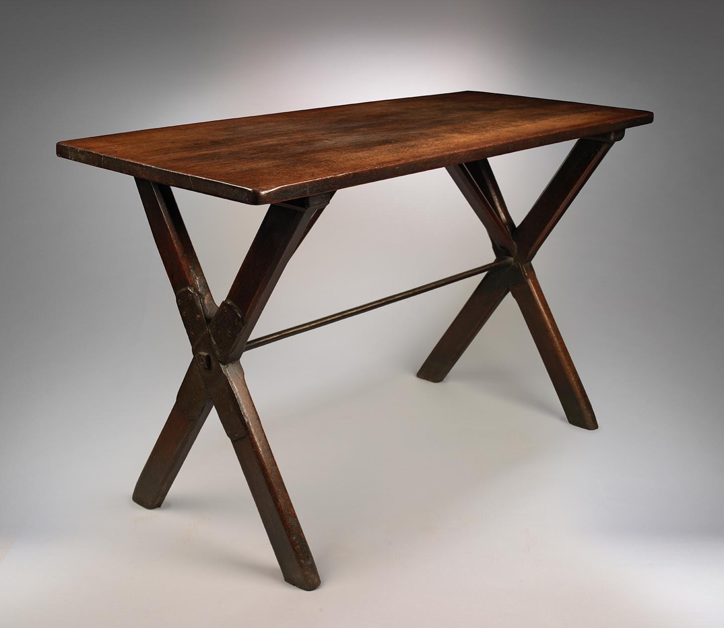 Georgian Vernacular "X" Frame Tavern Table – Robert Young Antiques