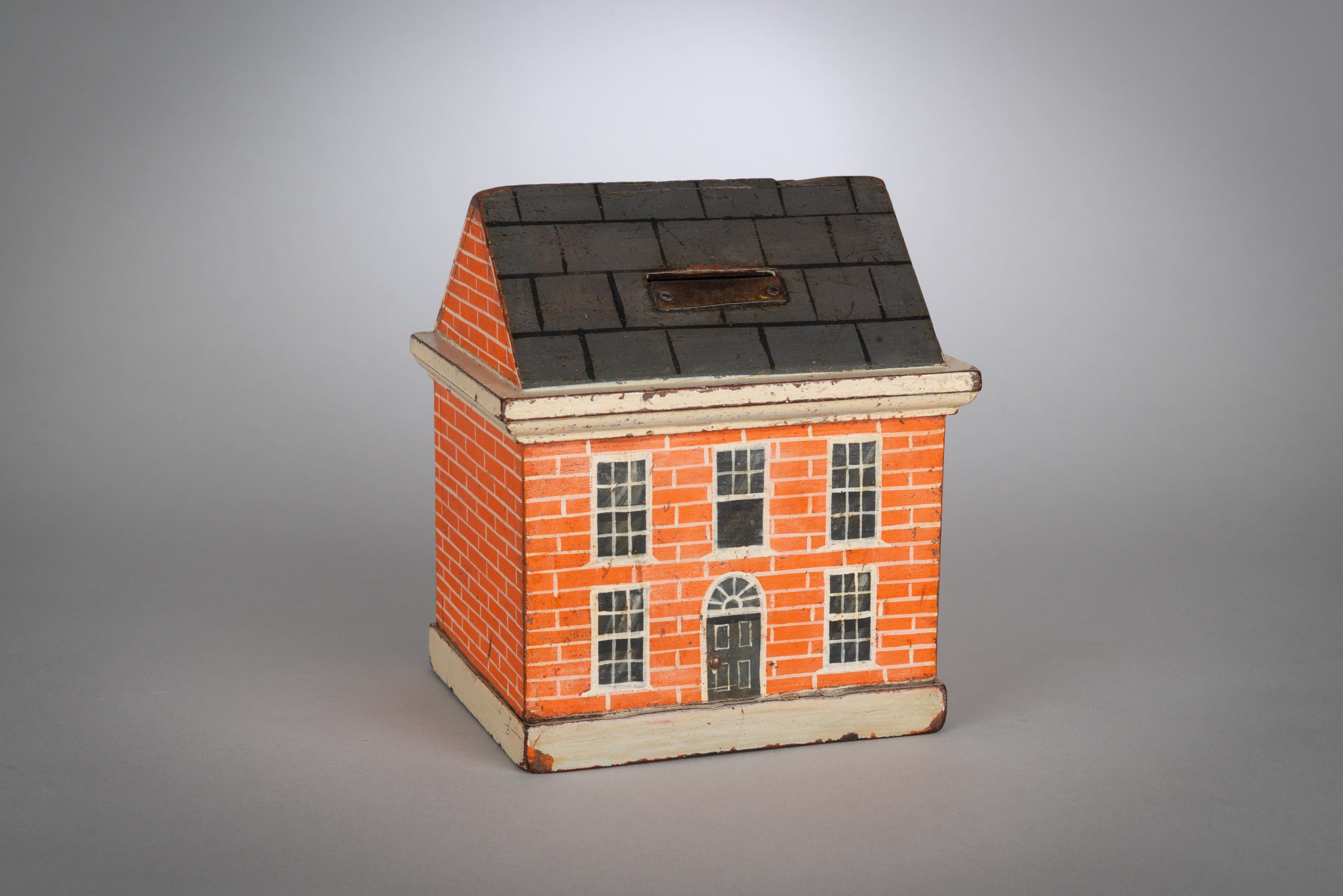 Delightful Architectural Folk Art Money Box – Robert Young Antiques