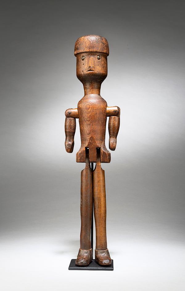 Unusual Primitive Folk Art Jig Toy - Robert Young Antiques
