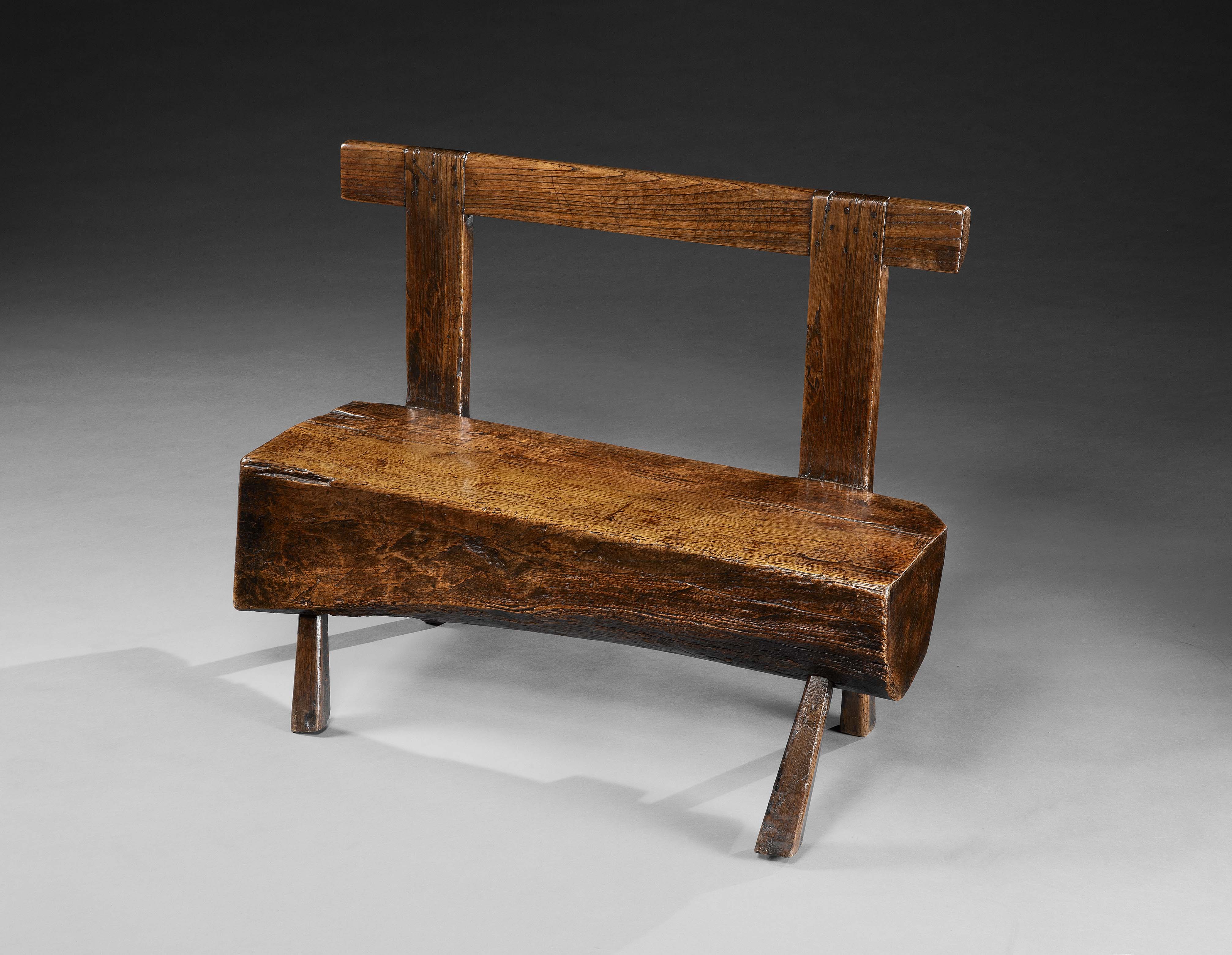 Unique Primitive Vernacular Bench Seat – Robert Young Antiques
