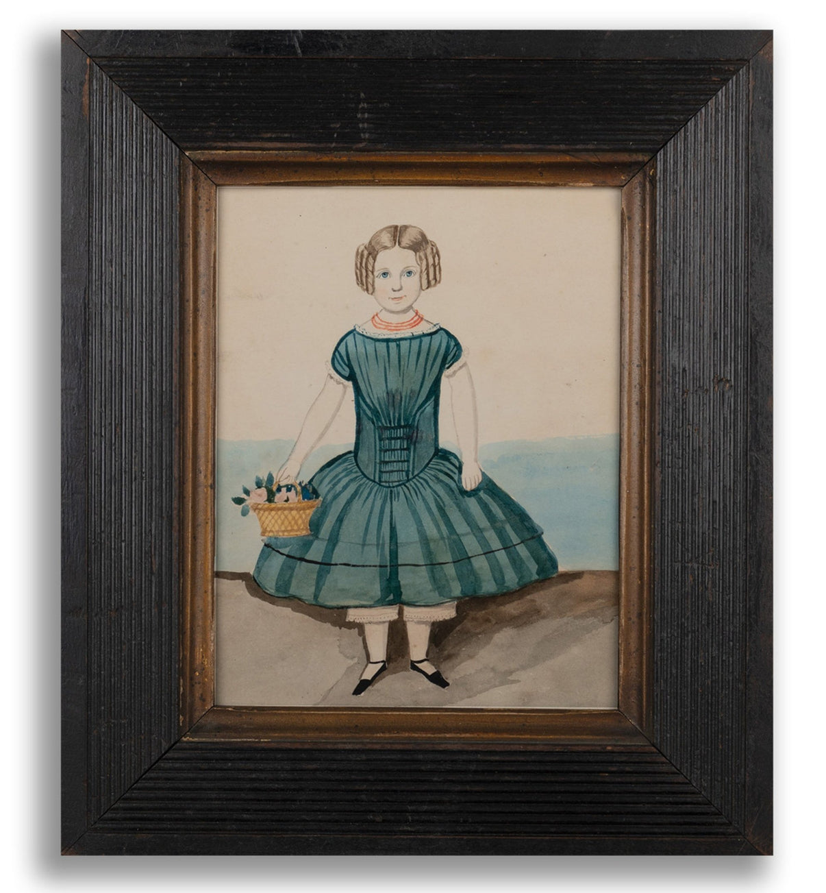 Engaging Naïve Child Portrait – Robert Young Antiques