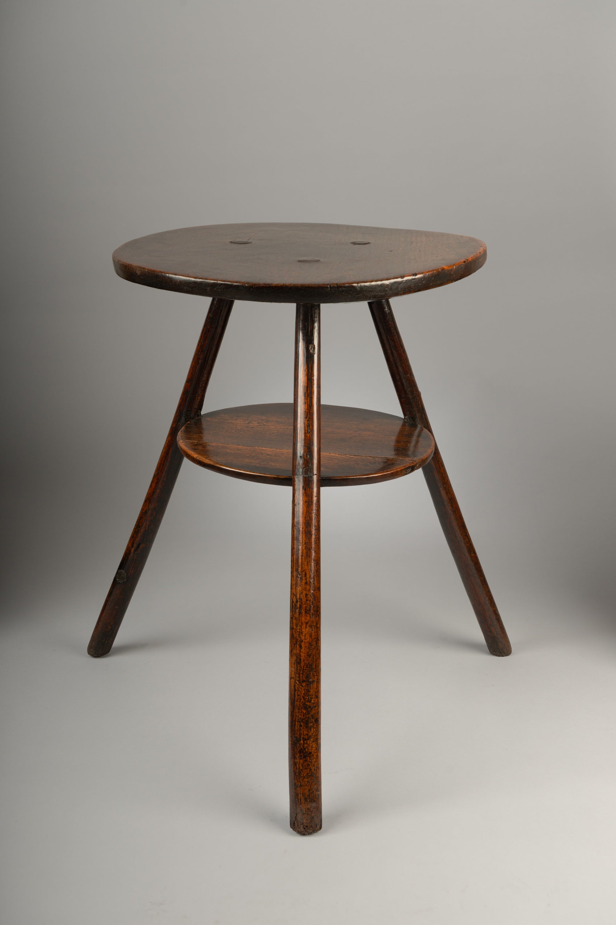 Exceptional Two-Tier Primitive Cricket Table – Robert Young Antiques