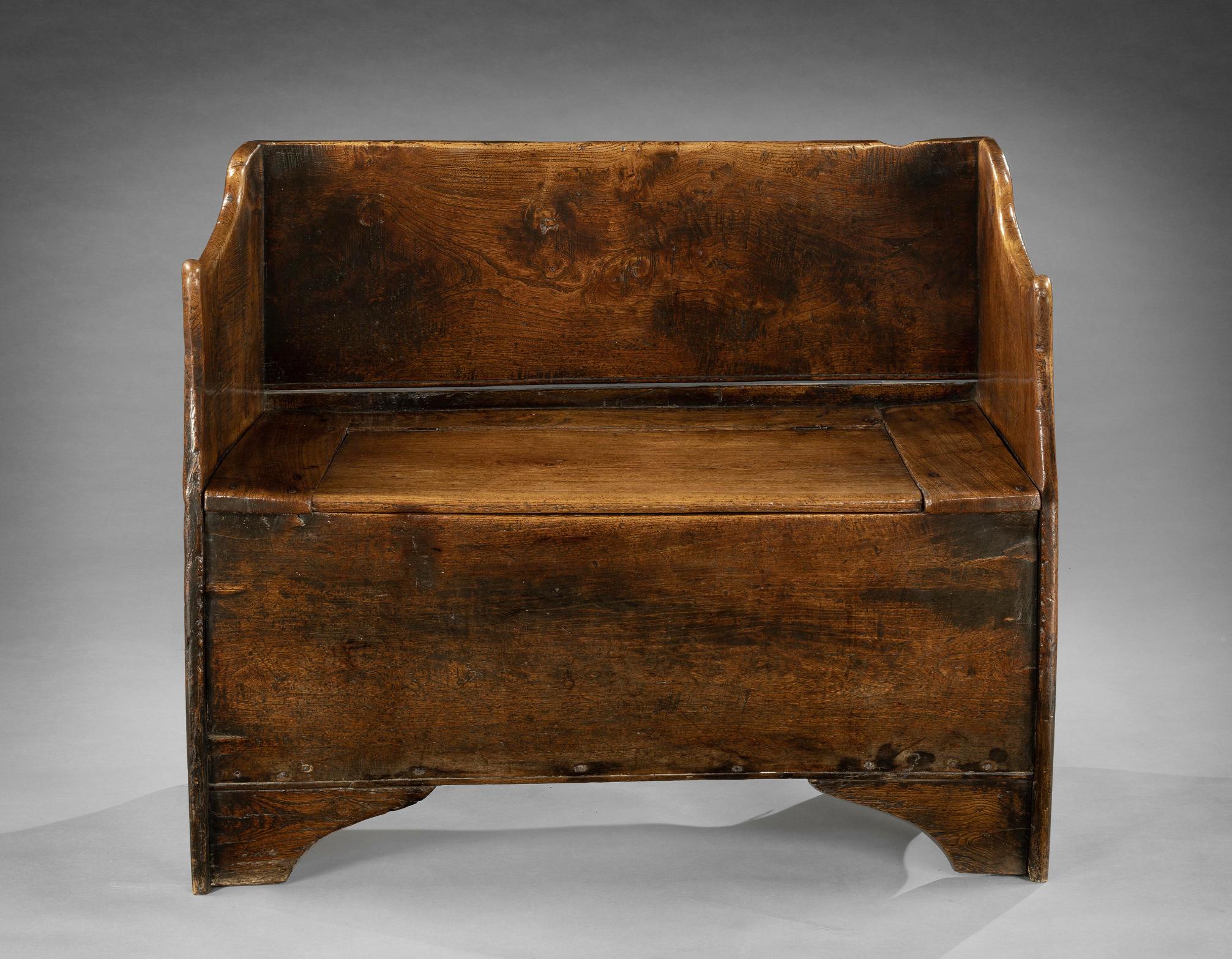 Rare Georgian Vernacular Box Seat Settle – Robert Young Antiques