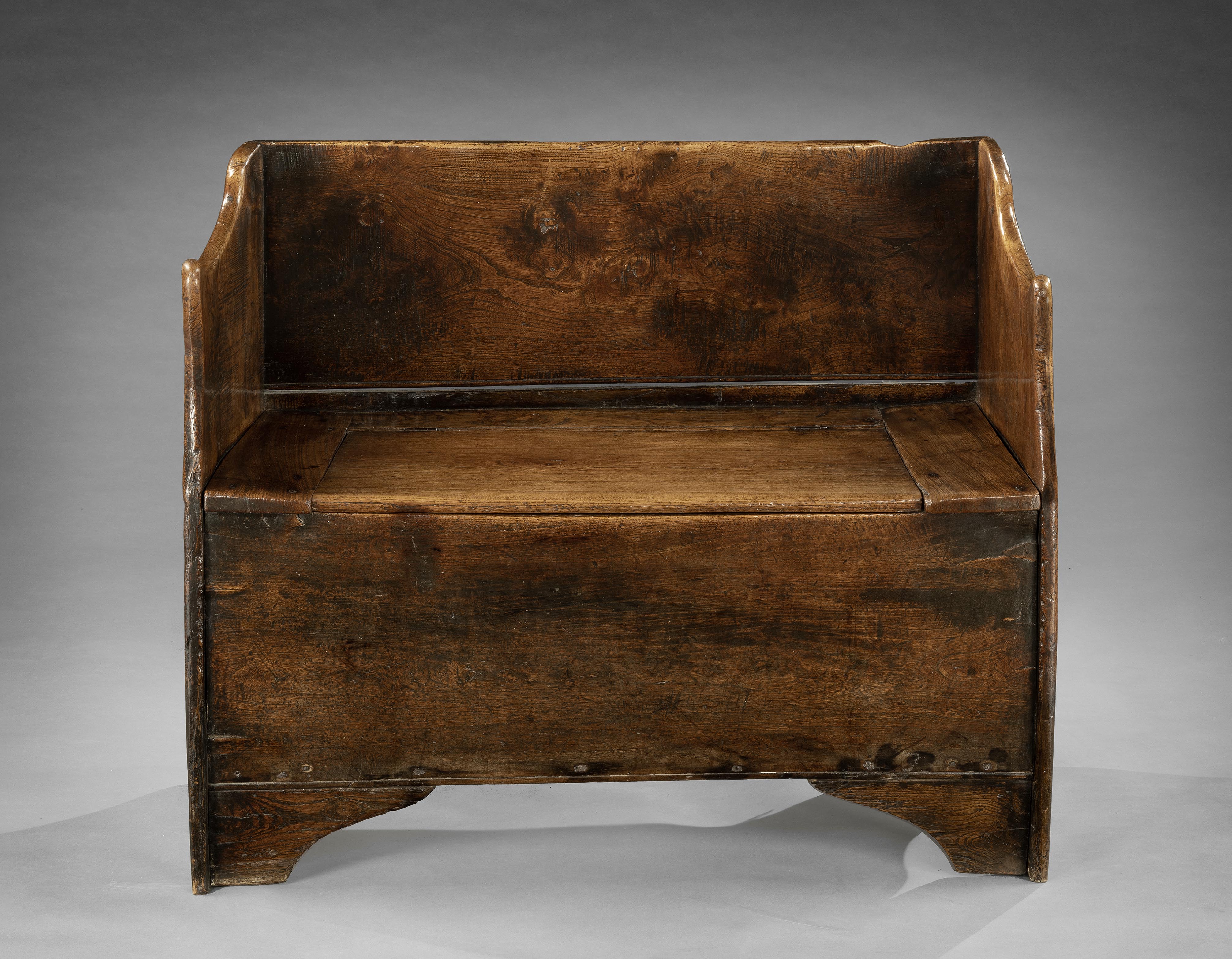 Rare Georgian Vernacular Box Seat Settle – Robert Young Antiques
