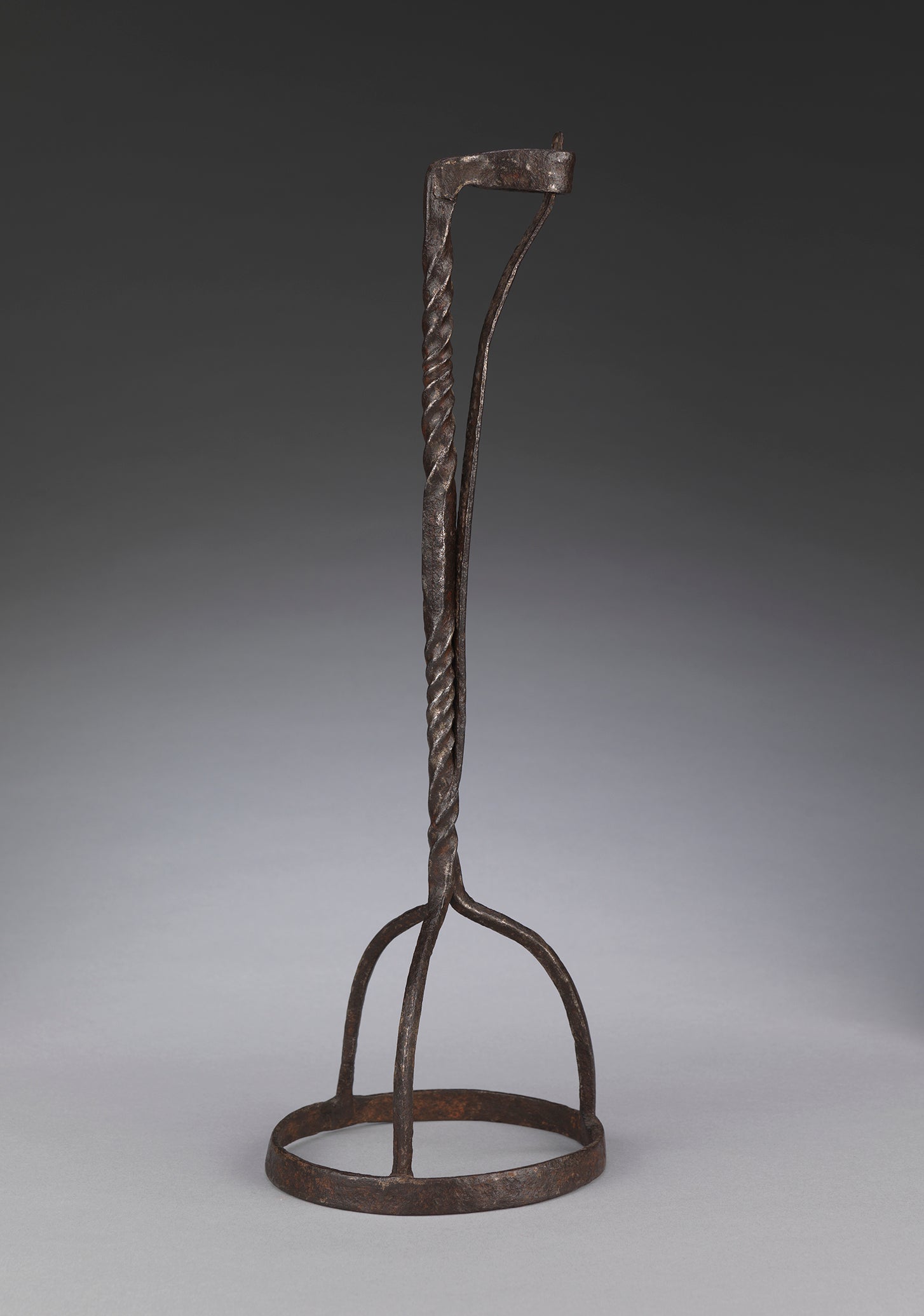 Rare Early Tripod Based Candle or Splint Holder – Robert Young Antiques