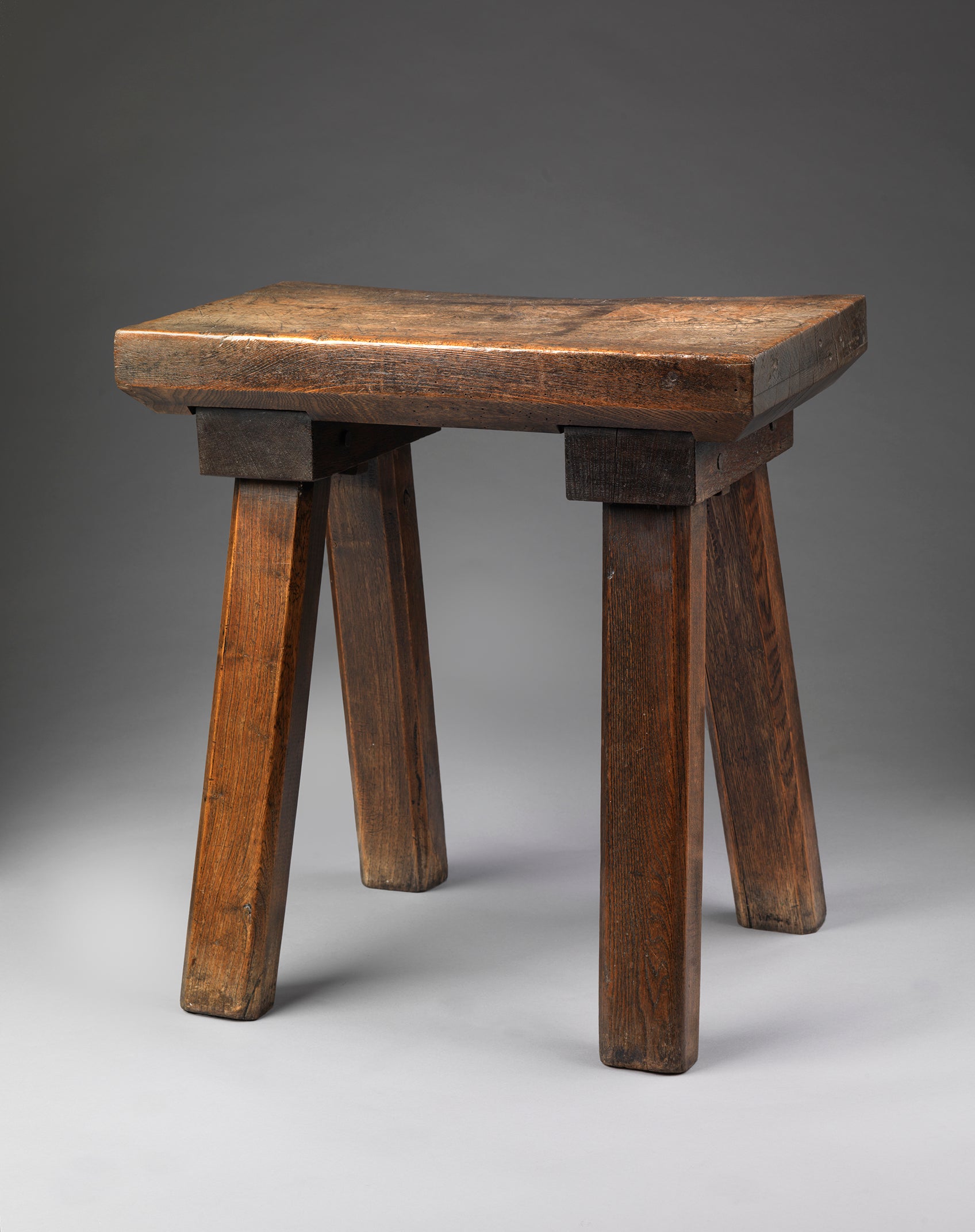 Sculptural Rectangular Single Plank Top Tavern Table – Robert Young ...