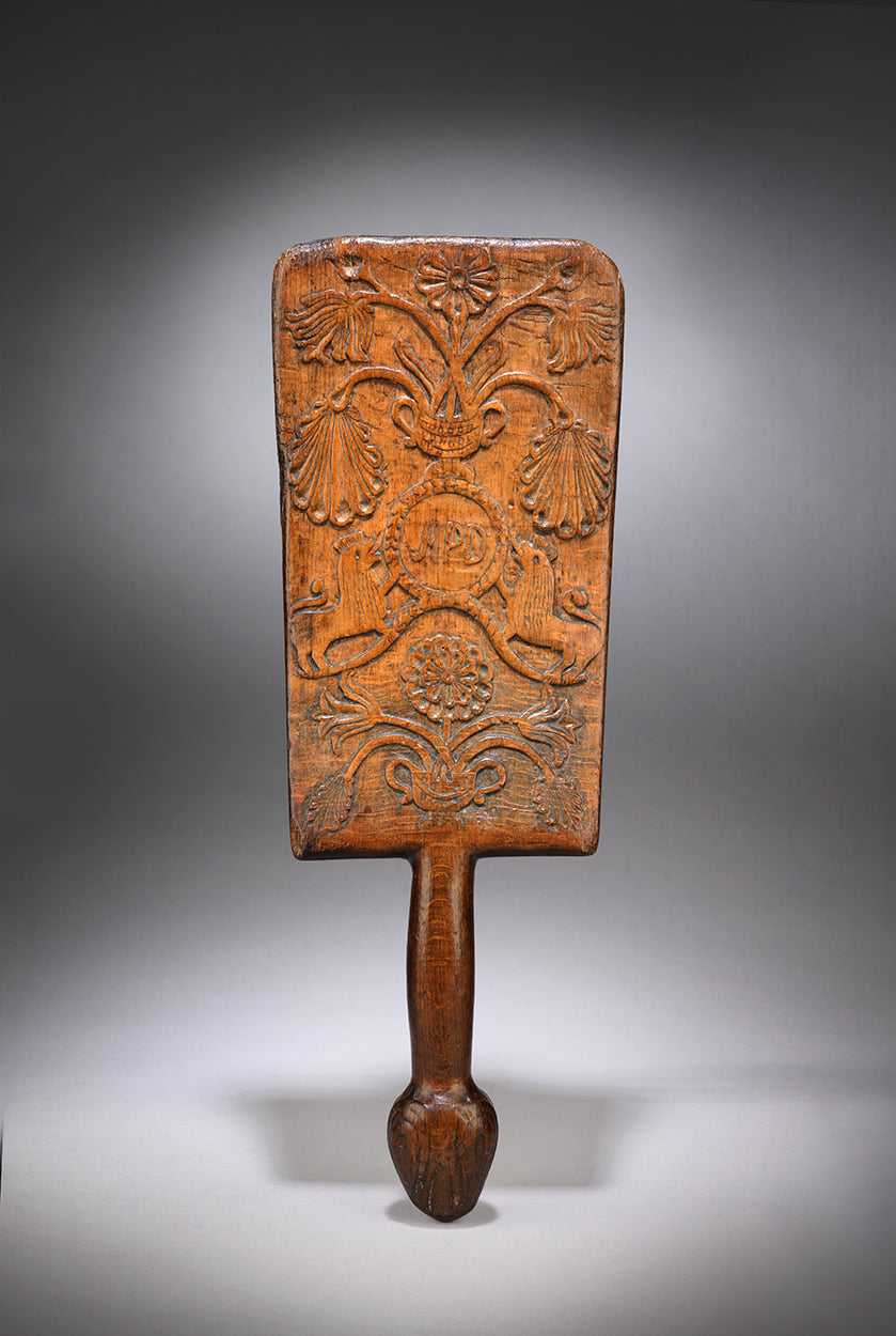 Traditional Love Token Washing Bat with Carved Floral Motif – Robert ...