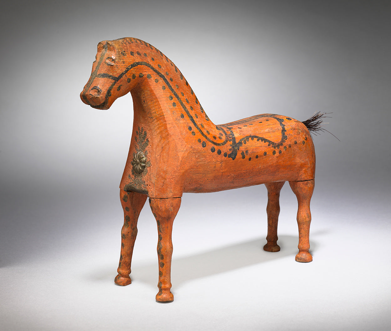 Primitive Folk Art Sculpture of a Standing Horse - Robert Young Antiques