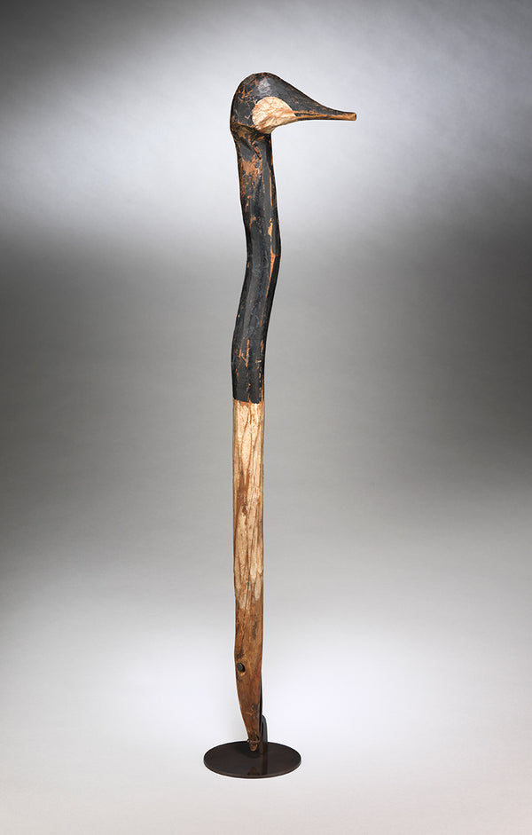 Sculptural Primitive Root Head Goose Decoy - Robert Young Antiques