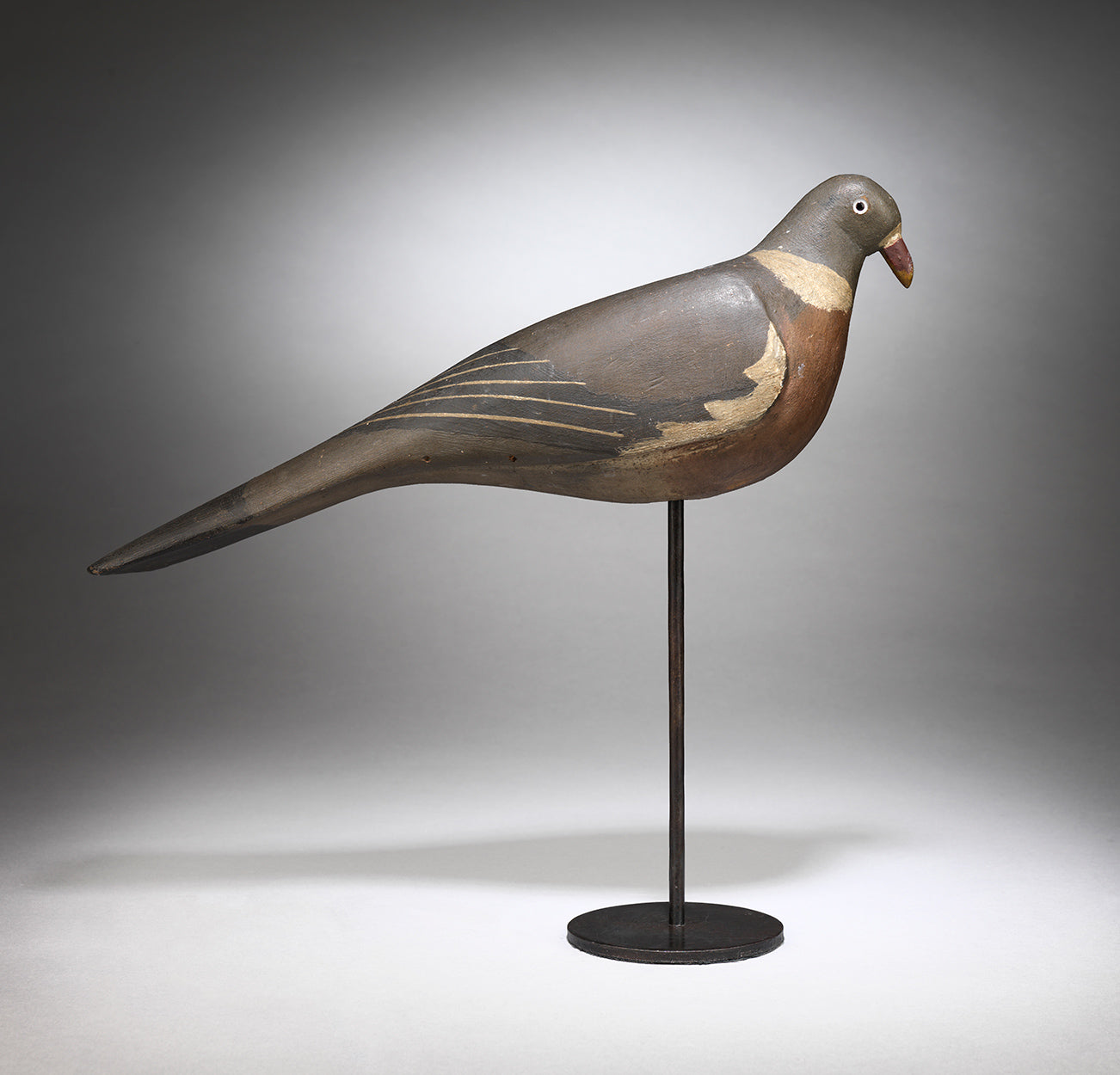 Classic Working Wood Pigeon Decoy - Robert Young Antiques