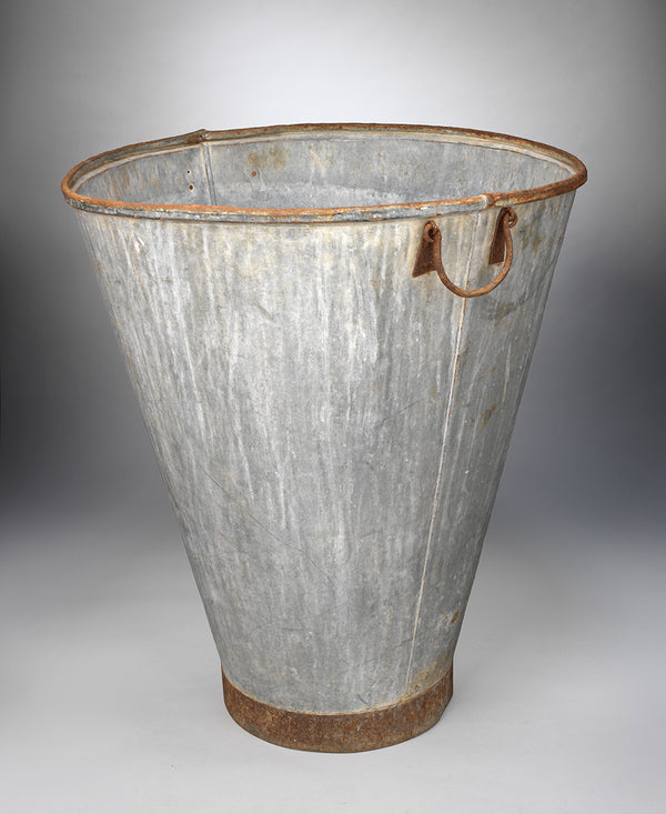 Pair of Metal Hoppers