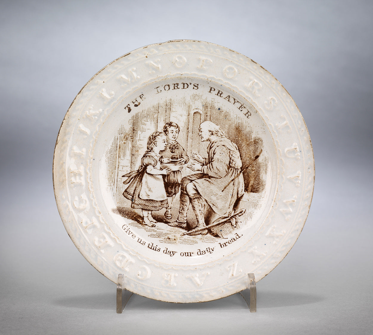 Child's Motto PLate – Robert Young Antiques