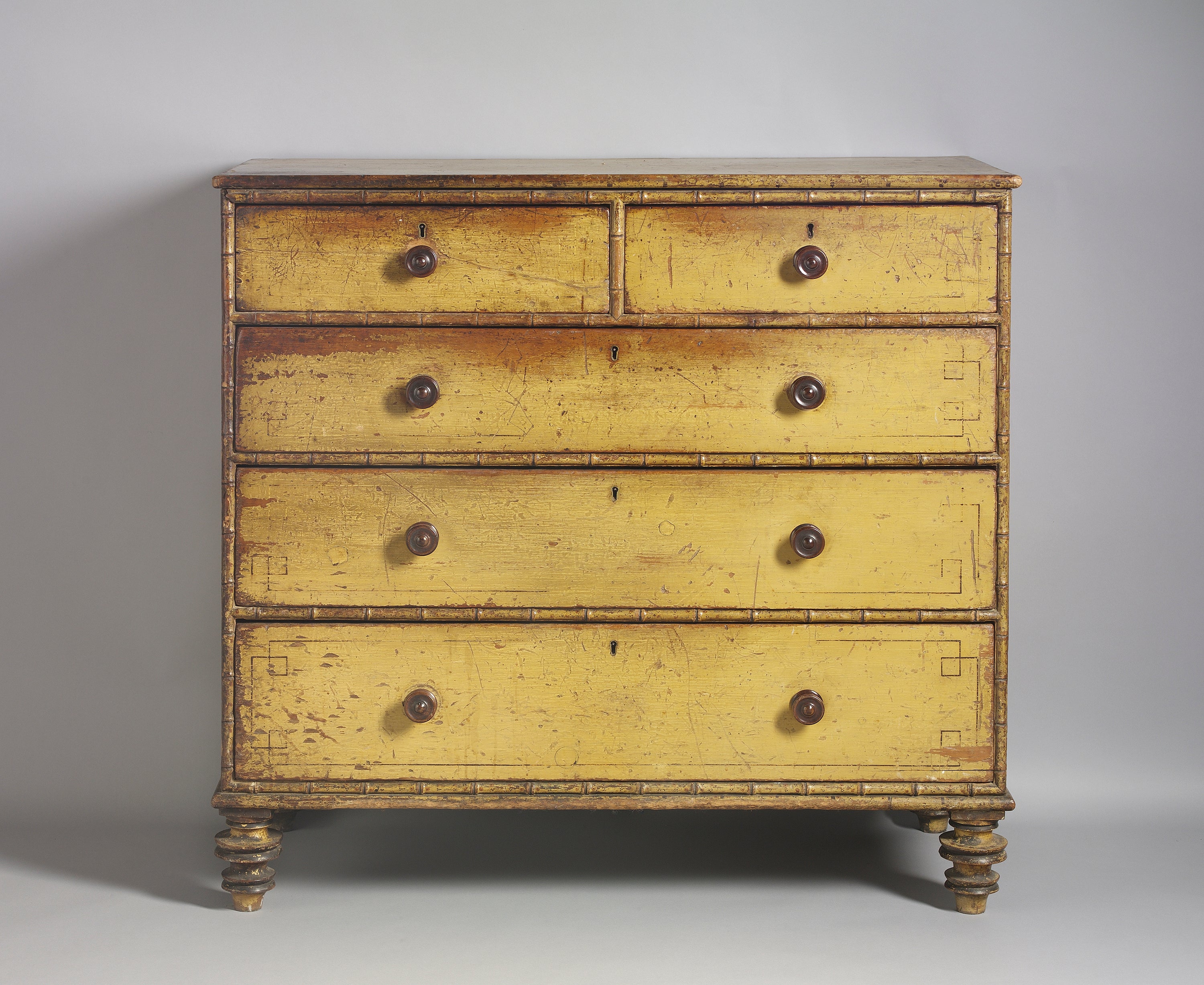 Regency Period Decorated Chest of Drawers – Robert Young Antiques