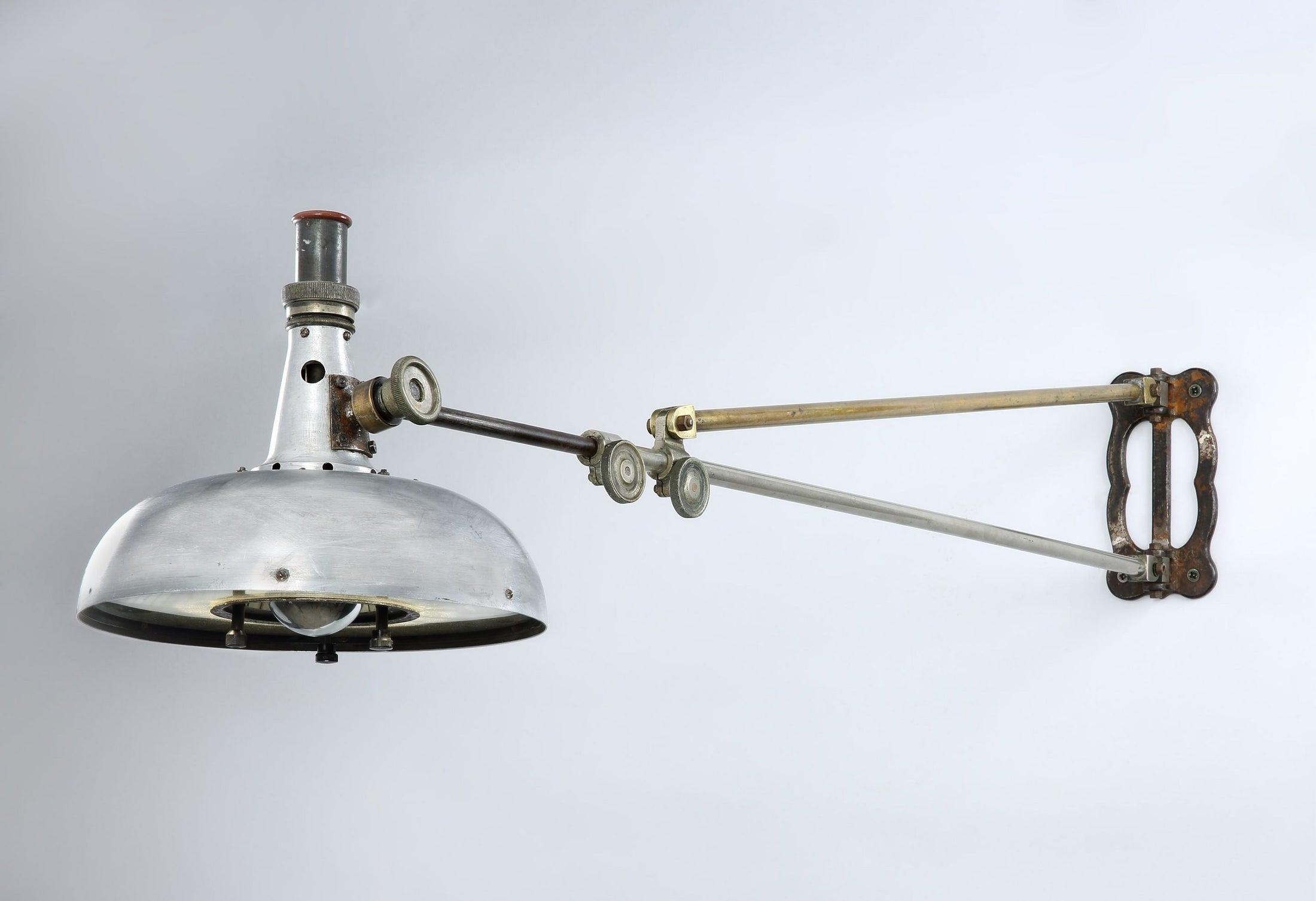 Early Wall Mounted Articulated Task Light – Robert Young Antiques