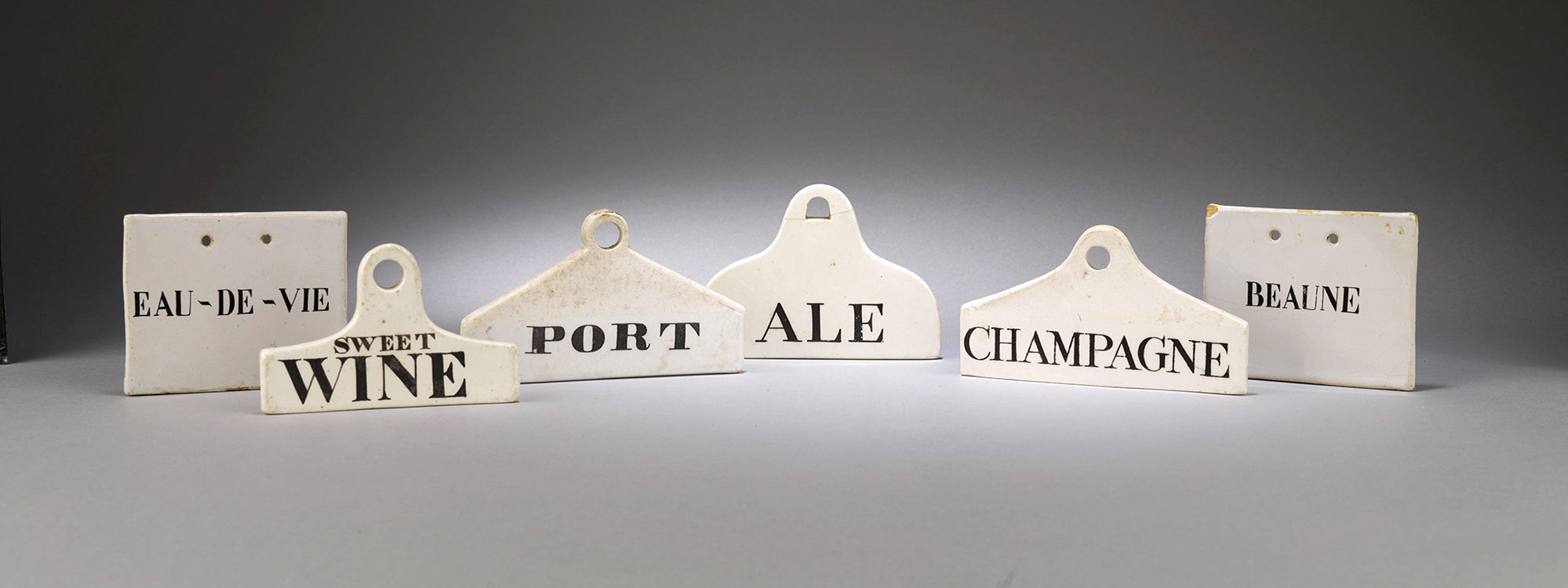 Group of Six Various Cellar Labels – Robert Young Antiques