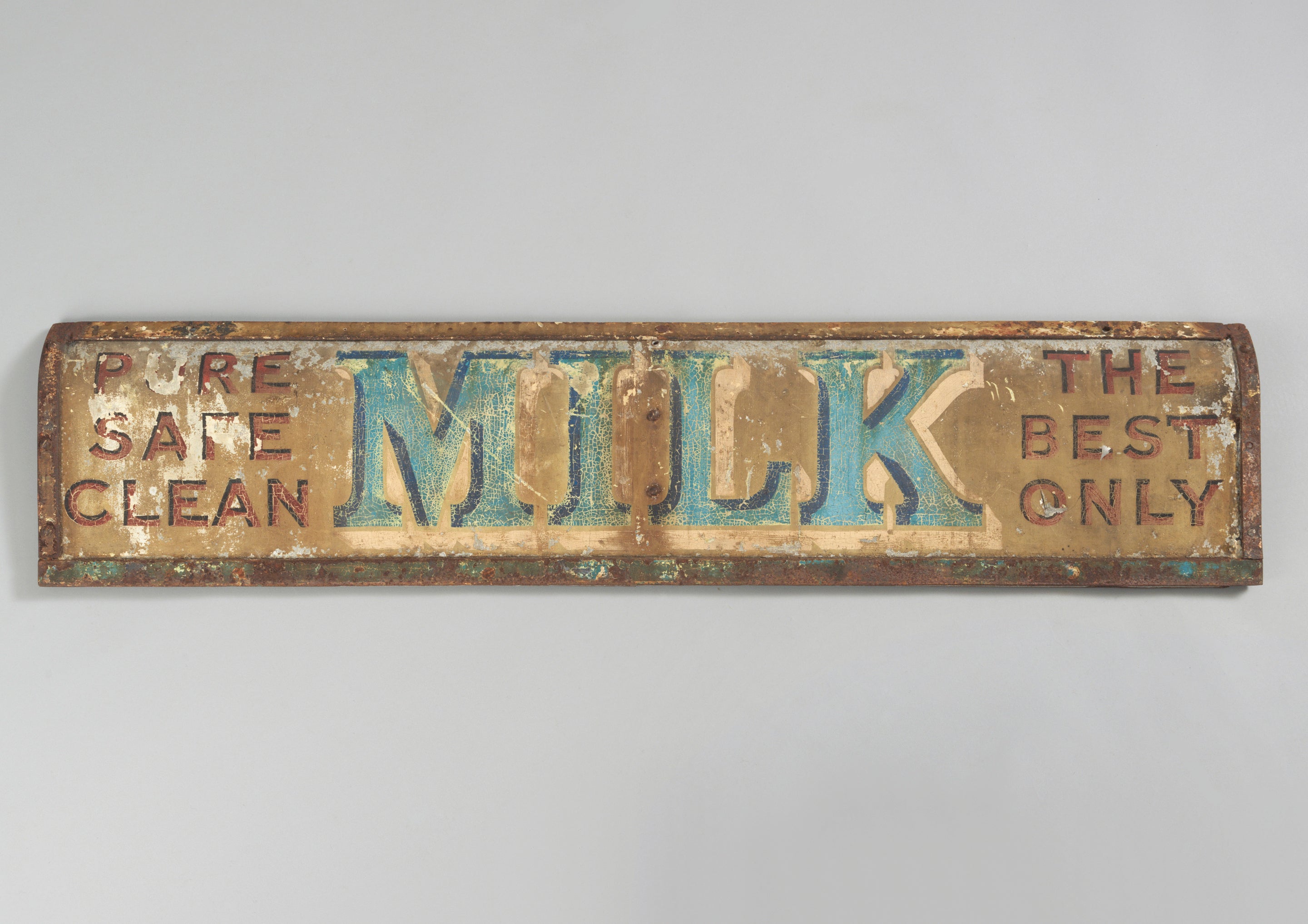 Early Milk Float Sign – Robert Young Antiques