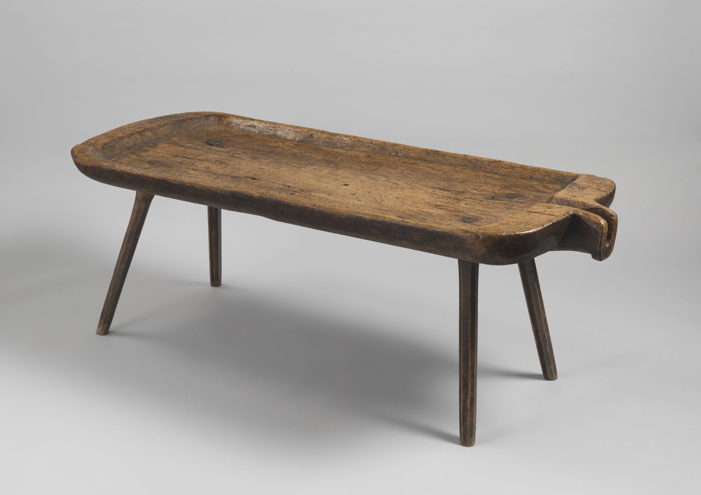 Unusual Early Provincial Ale Bench – Robert Young Antiques