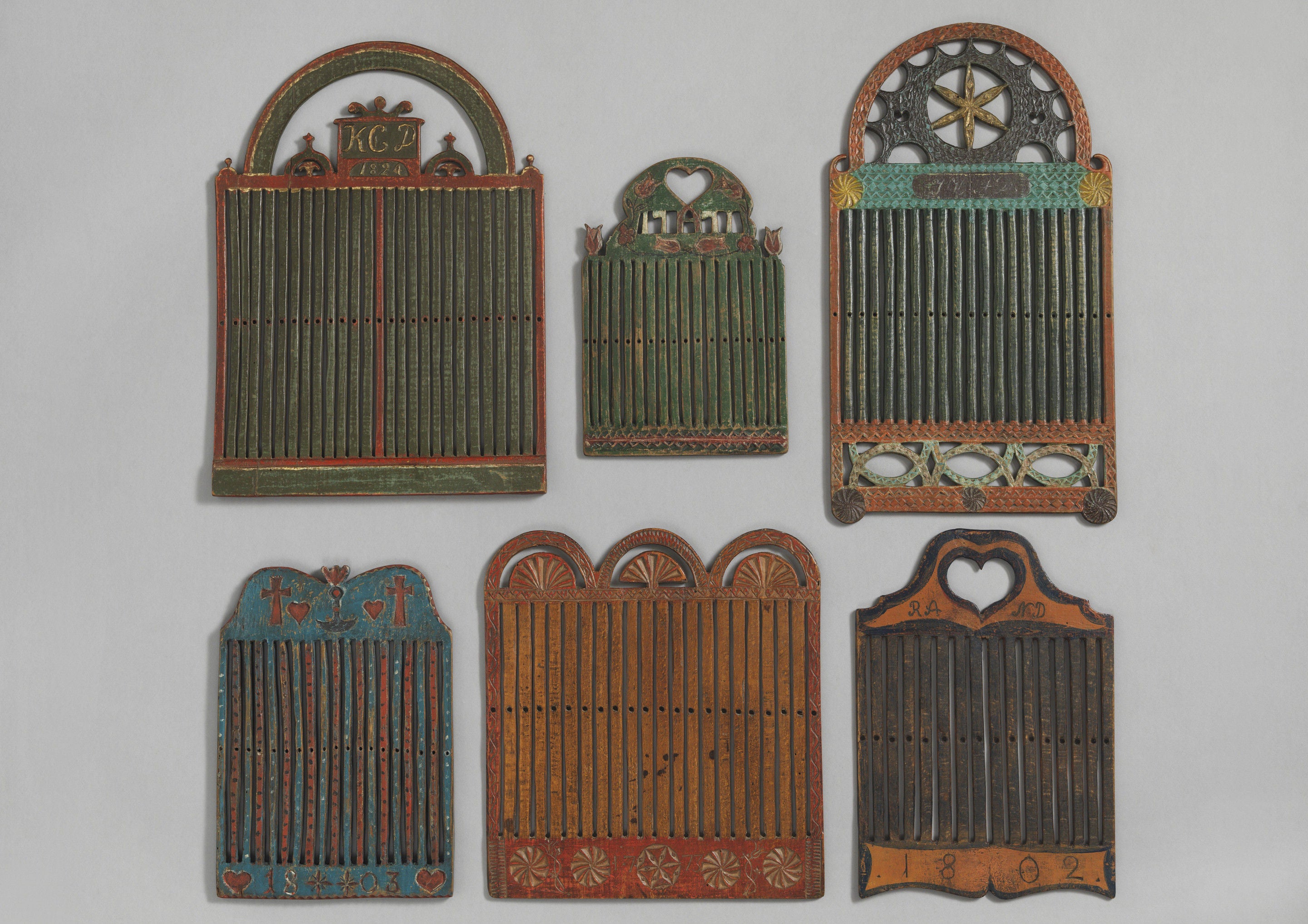 An Exceptional Collection of Six Love Token Braid Looms – Robert Young ...