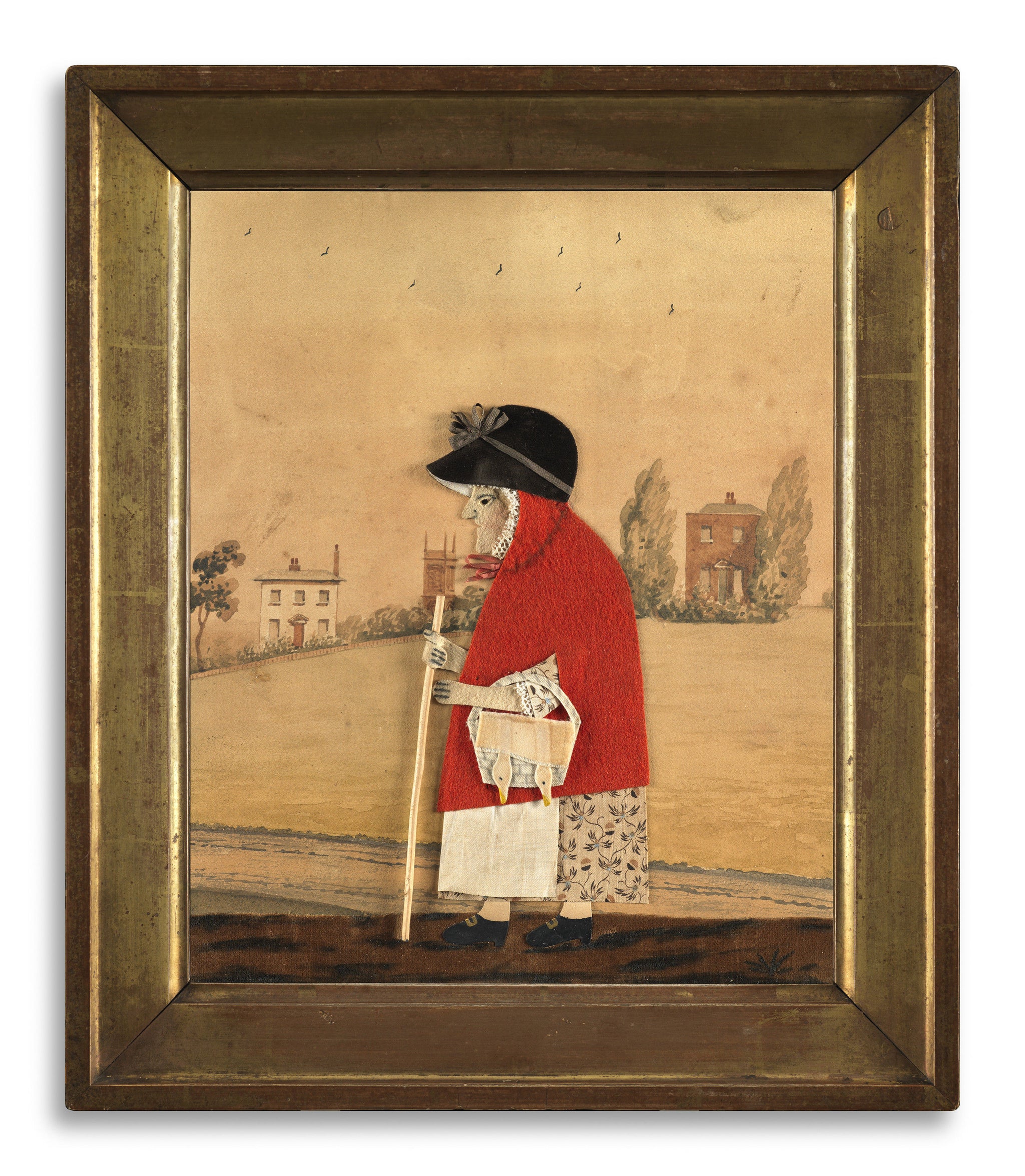 Antique Folk Art Fabric Collage by George Smart of Frant – Robert Young ...