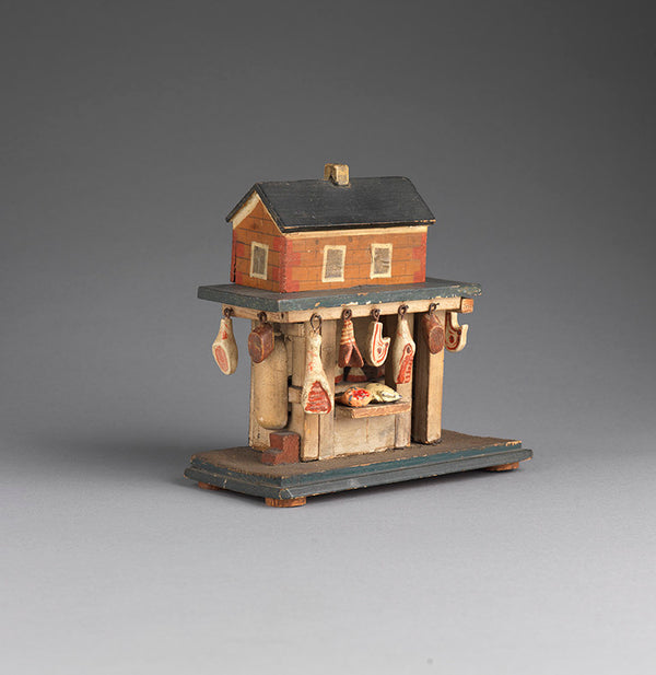 Extraordinary Miniature Butcher’s Shop Model